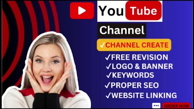 Create and setup youtube channel, logo, banner and seo by Shamsnahar30 ...