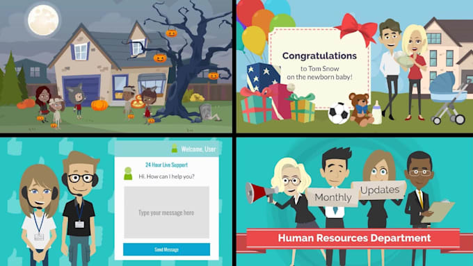 Create a 2d animation promotional video commercial by Rudro8 | Fiverr