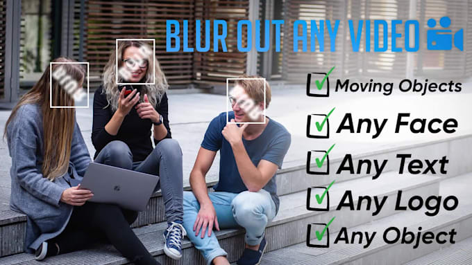 Blur out face, logo , text , or any object from your video by ...