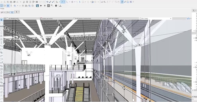 Draw the 3d model archicad from the sketch by Heberniel | Fiverr