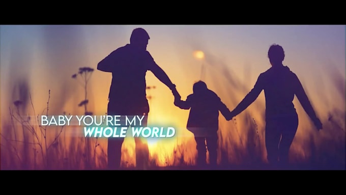 Produce a customized live action lyric or music video by Sarahhayat ...