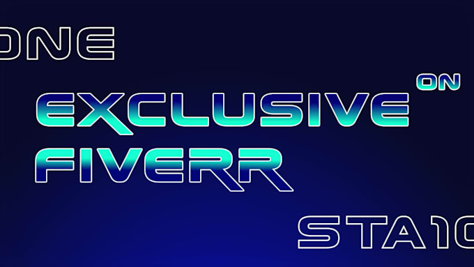 Create a custom 2d logo animation intro in after effects by Sta1one | Fiverr