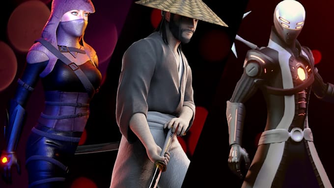 Crie um equipamento profissional para seu personagem 3d no blender