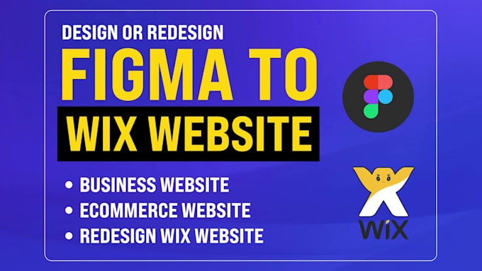 Design wix website, redesign figma to wix website, wix landing, wix store by Pixmark | Fiverr