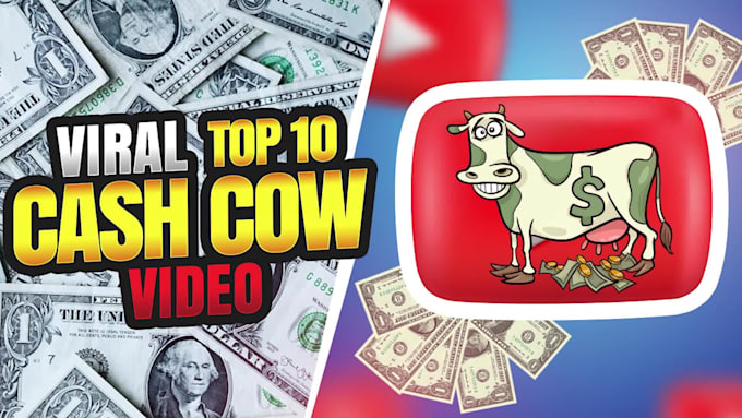 Make top 10 viral cash cow youtube video editing by Risingstudio1 | Fiverr