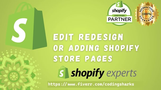 Redesign shopify store pages, homepage, header, footer, product, and ...