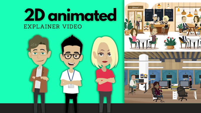Create a 2d animated explainer video by Danielpaliz31 | Fiverr