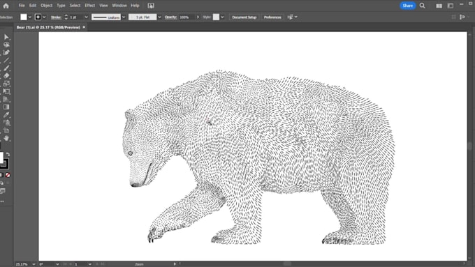Illustrate detailed hatching art for animal, human portrait by Calm ...