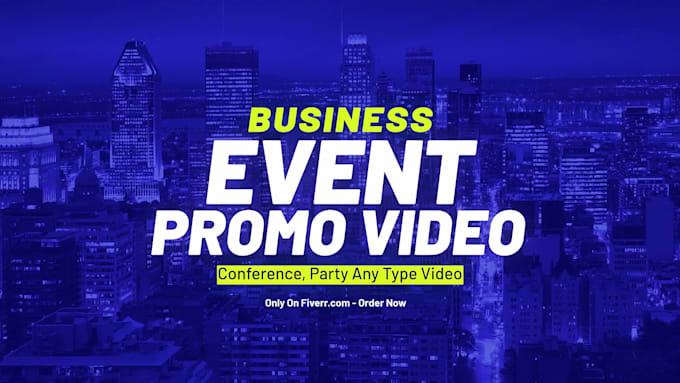 Do event promo video, business event highlights, reels video editing by ...