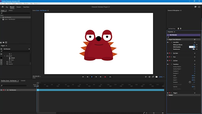 2d 3d design realistic adobe puppet character animator, rig adobe ...