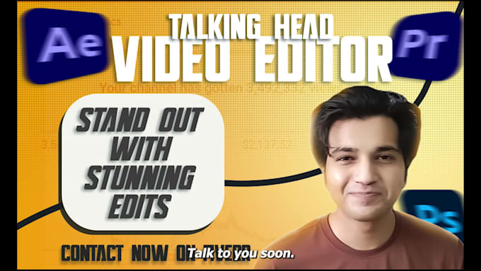 Be talking head video editor for youtube by Renishparghi | Fiverr