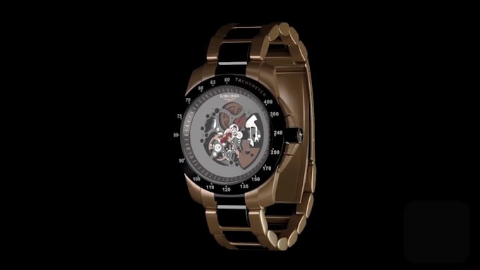Do 3d realistic wrist watch animation, 3d wrist watch modeling and ...