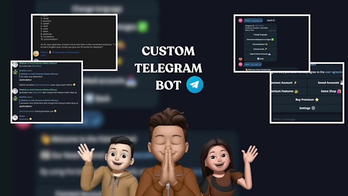 Create a custom telegram bot according to your requirements by Abhxyy ...