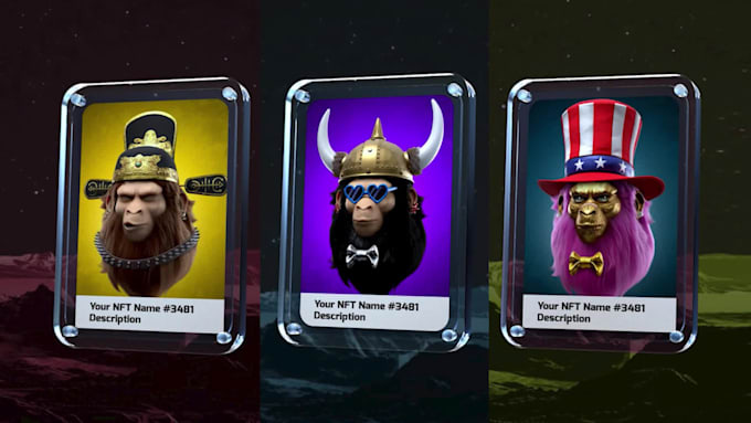 Create an amazing nft promo video for nft collection by Emtodedesign ...