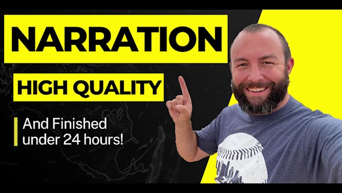 Make a high quality voice over or narration under 24 hrs for only 5 ...
