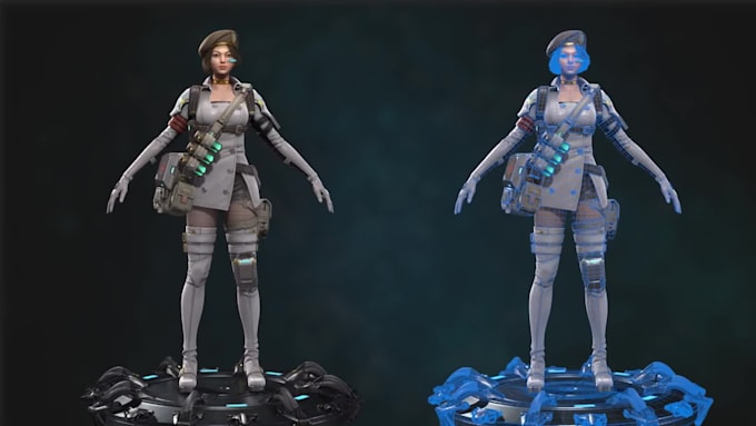 3d stylized high poly character,3d pixar cartoon model for film,game,3d ...