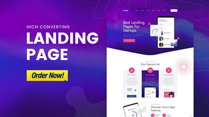 Design wordpress landing page or elementor landing page design by elementor pro by Coder_taher ...