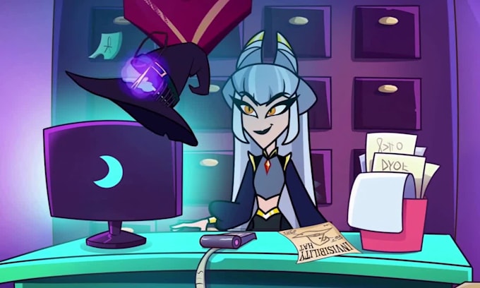 Rig animate 2d cartoon animation video 2d music video 2d character ...