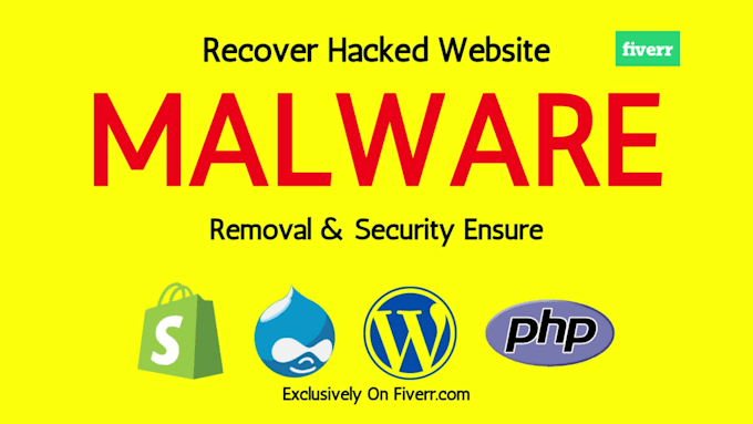 Recover hacked website, malware removal, wordpress malware removal by Mdriaz009 | Fiverr