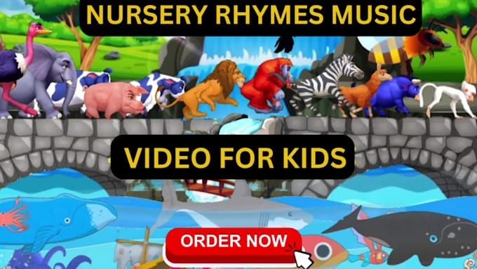 Create nursery rhymes music video for kids by Juliet_miles77 | Fiverr