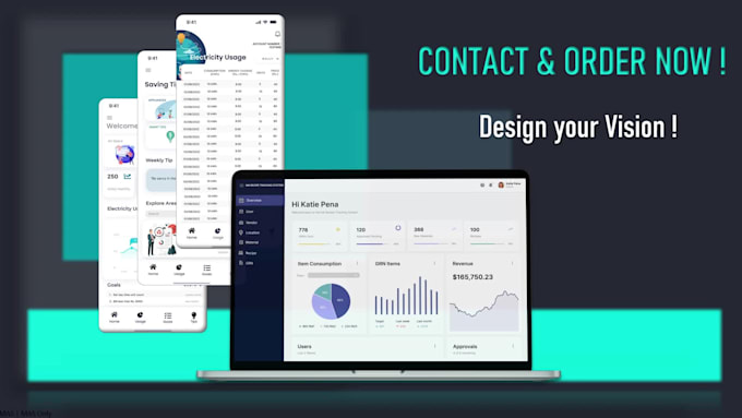 Do ui ux design for mobile app website dashboard in figma by Manishi ...