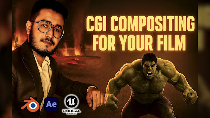 Do cgi compositing for your film by Owaisusman105 | Fiverr