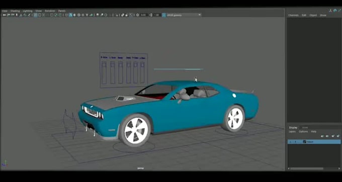 Model 3d car design render with rig for game and films by Alabitoons ...