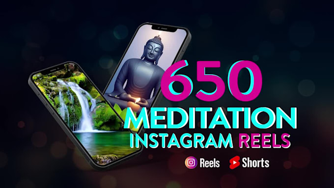 Make meditation and relaxing nature youtube shorts and instagram reels ...