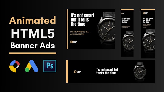 Create html5 animated banner ads, google display ads by Skipperr254 | Fiverr