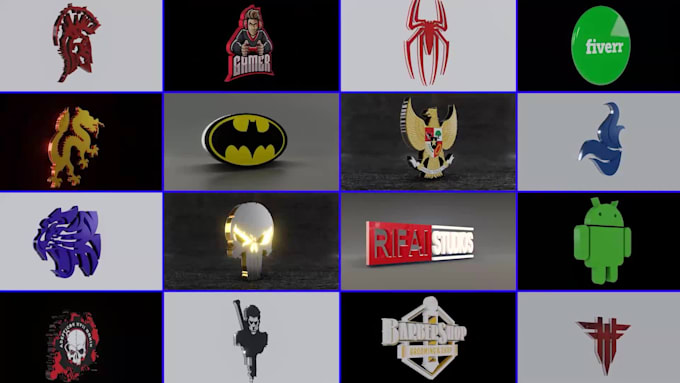 Create an awesome 3d rotating logo animation spin loop 60fps by Kabul ...