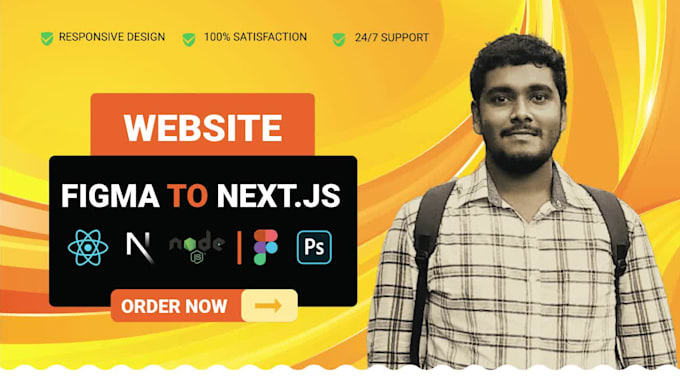 Covert figma to reactjs, nextjs, or nodejs website fullstack development by Jobayarr | Fiverr