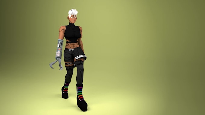 Do 3d character rigging in blender and maya or vtuber by Sampad62 | Fiverr