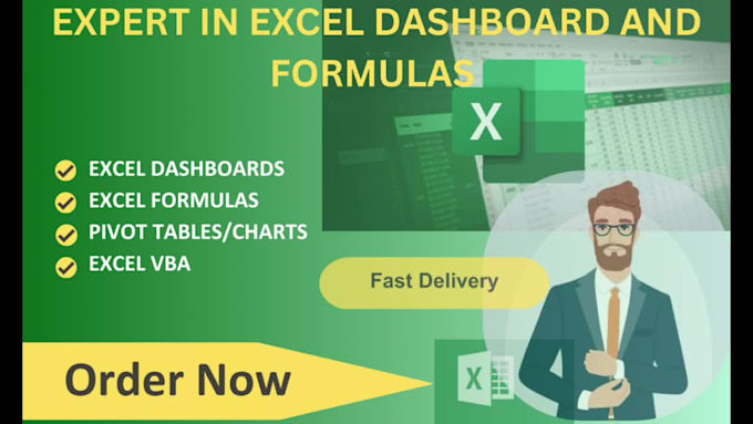 Help You Out With Excel Dashboard Pivot Tables And Formulas By