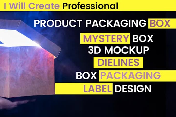 Design packaging bag and mystery box design by Mianarslantanve | Fiverr