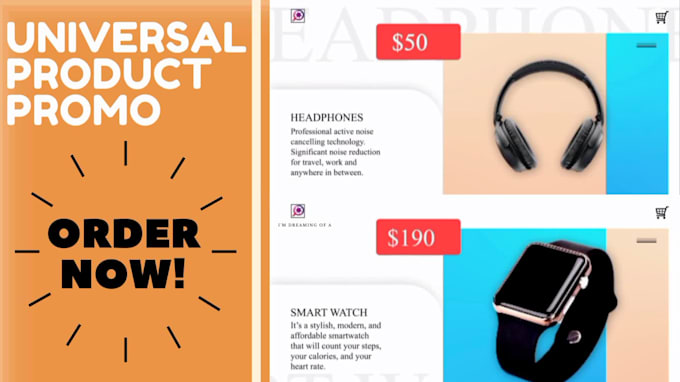 Create universal amazon product promo by Ahmedjaved844 | Fiverr