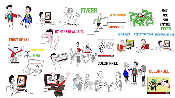 Create highly engaging whiteboard explainer animation video by Alianimator07 | Fiverr