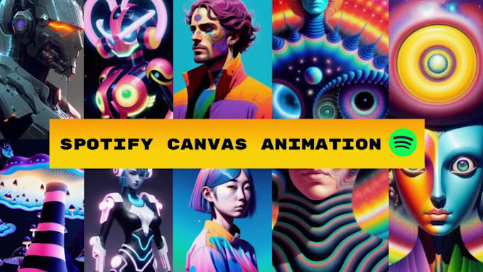 Create an ai animation for your spotify canvas by Glitchedelic | Fiverr