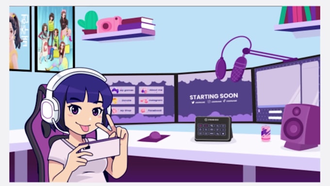 Make custom screen animation for your streaming platform by Rxstudioid ...