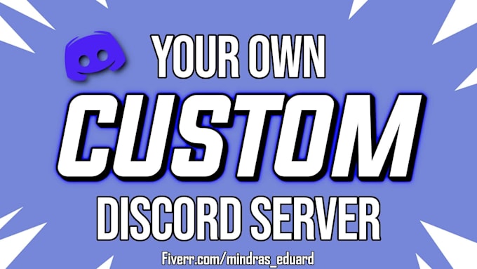 Setup your custom discord server professionally by Mindras_eduard | Fiverr