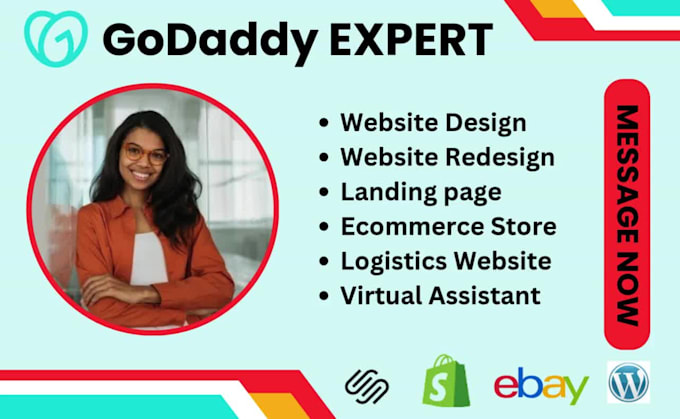 Redesign godaddy website, godaddy website redesign expert design ...