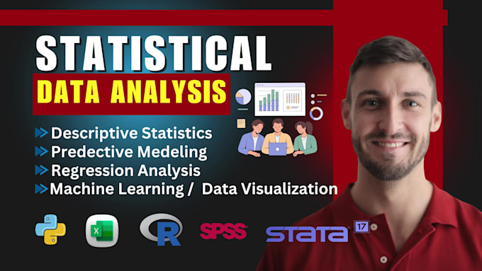 Do statistical data analysis in rstudio, stata, python, spss and in colab by James_eclipse | Fiverr