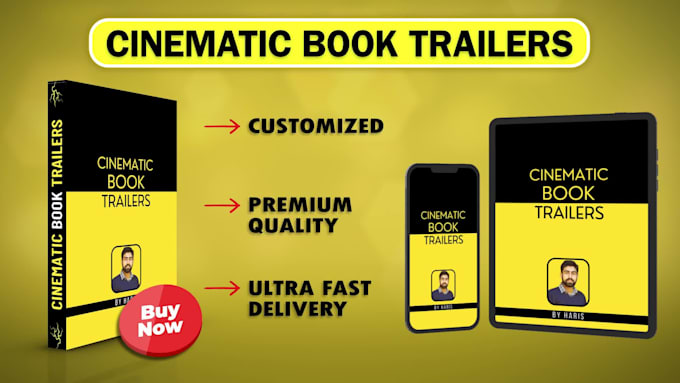 Create cinematic book trailers book promo video and book trailer video ...