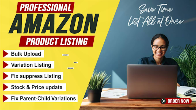 Do amazon product listing via flat file bulk upload by Kajolrana | Fiverr