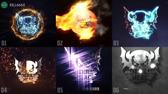 Create epic logo intro video animation for you by Kill666x | Fiverr
