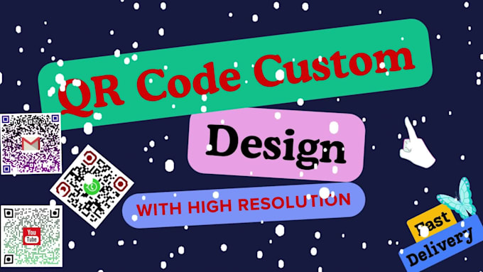 Do custom qr code, qr code generator and qr code design with logo in ...