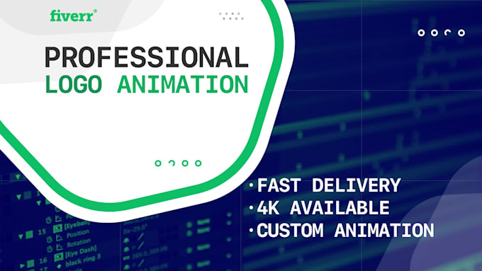 Create logo animation and after effects template editing by Asoroka ...