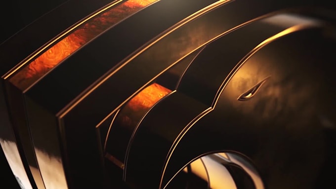 Design this beautiful silver and gold logo for you by Darkdesing | Fiverr