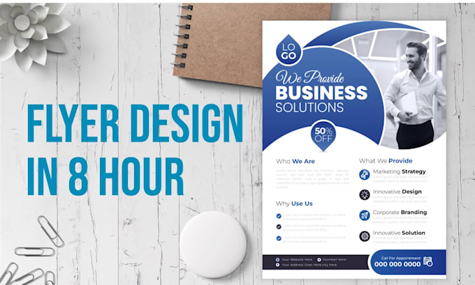 Design a corporate flyer for your business within 8 hours by Dlzerox ...