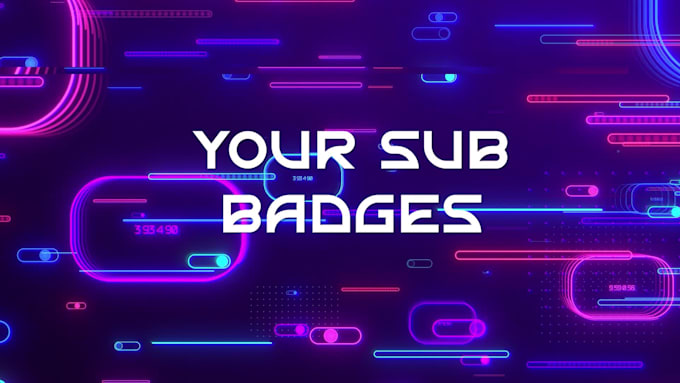 Design your twitch sub badges, emotes and banners by Bamsproduction ...