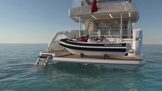 Make high quality 3d boat animation, 3d yacht animation with 3d boat ...